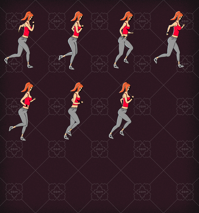 2D Animation Assets Pack for Horror Games by JesseSG