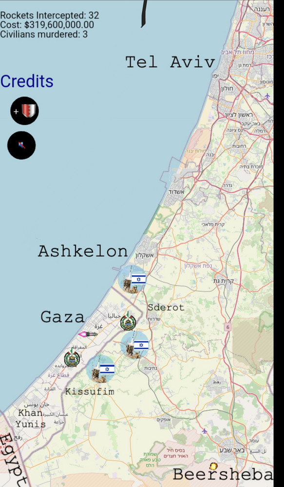 Iron Dome Simulator by barakplasma