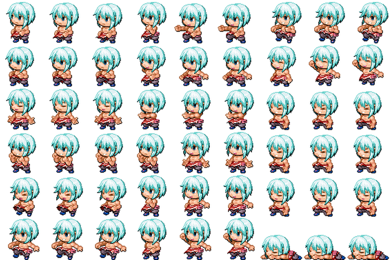 IceMan Sprite by FuryAssets