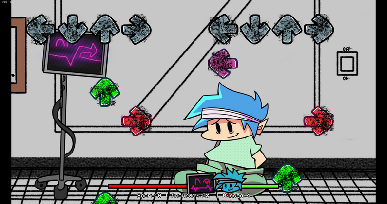 FNF MENTAL MADNESS/STATIC MEMORIES by CrapGames990