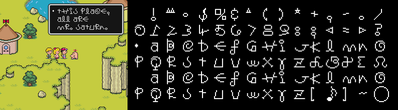 Earthbound font pack by Droog