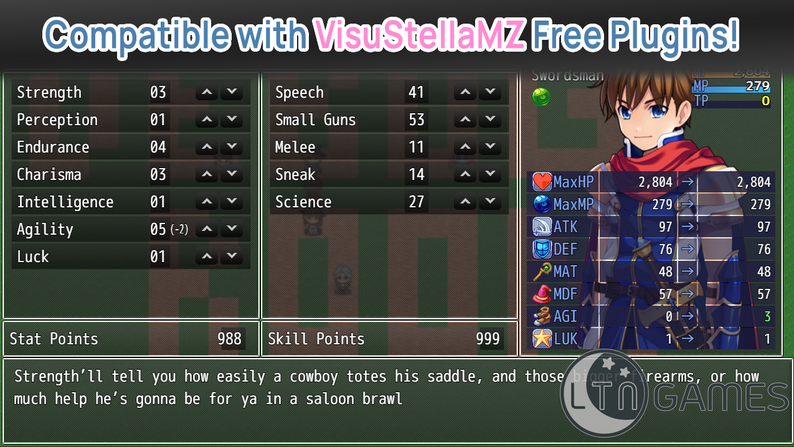 Stat & Skill Levels for RPG Maker by LTN Games