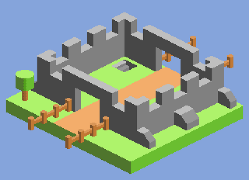 Isometric Template - 32x32 Pixel Tiles (CC0, Free) by VEXED