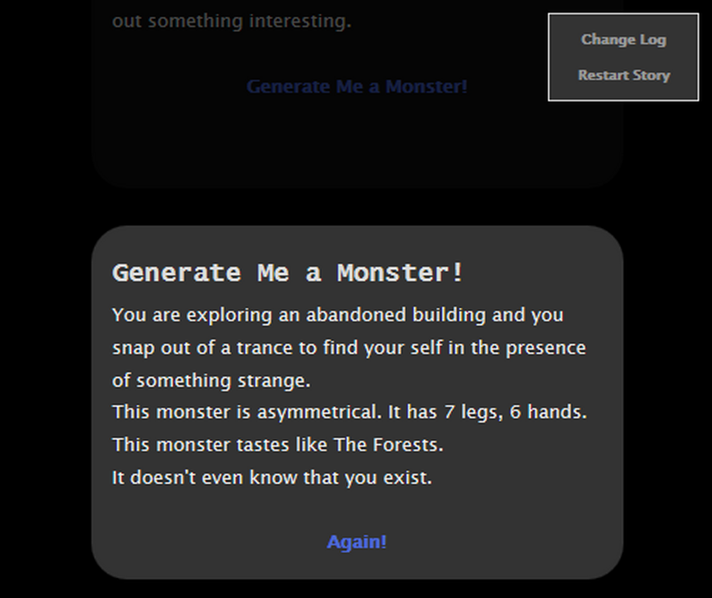 Random Monster Generator (WIP) by funwalker
