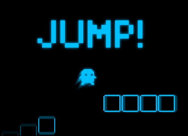 Jump! [2D Neon Platformer] by NullNode