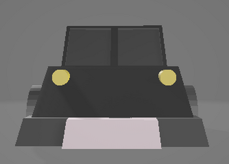 Simple 3D Car Model by MST CREATOR