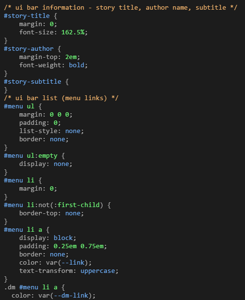 Twine Sugarcube Template By Nyehilism