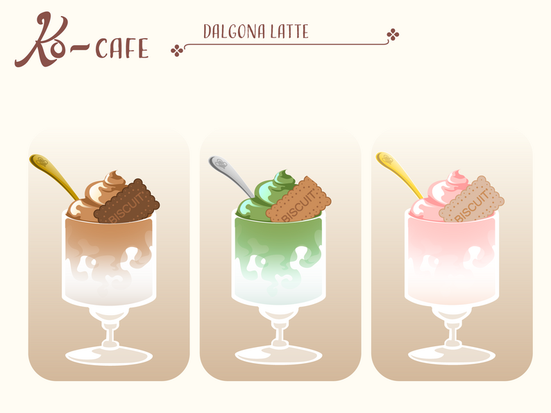 Cute Cafe Icons/Vector images by unluckycloverfield