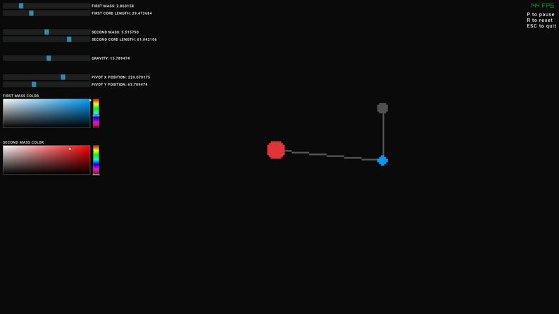 Double Pendulum Simulation by NotManyIdeas