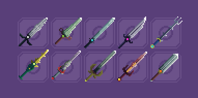RPG sword assets 32x by Nexis