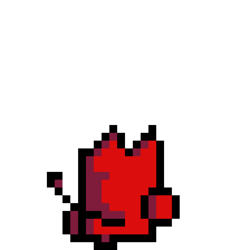 8-direction Pixel-Art Devil Character by Tiki-Ted