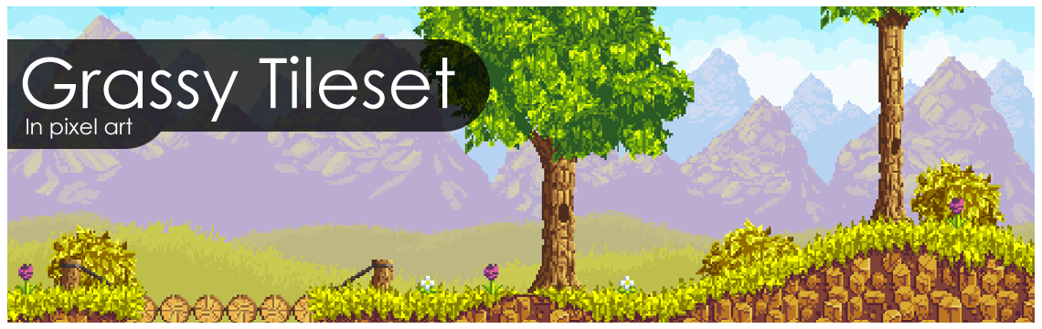 Grassy Tiles - Pixel by Desix Studios