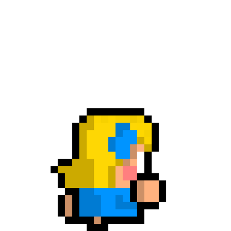 8-Direction Pixel Art Girl character Pack by Tiki-Ted