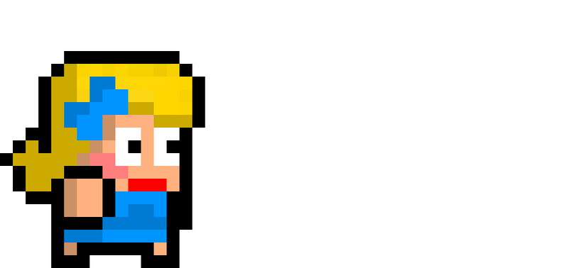 8-Direction Pixel Art Girl character Pack by Tiki-Ted