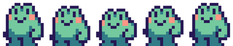 Froggy Forest Pixel Art Asset Pack by sugarcyube