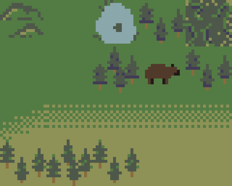 Pixel Cartography (Forest Biome) - 16x16 Map Tileset by GalaxyPeachy