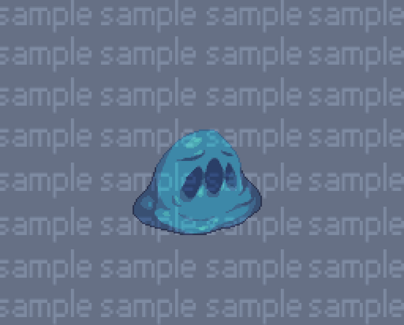 Monster Slime Pixel Animated by momofumi