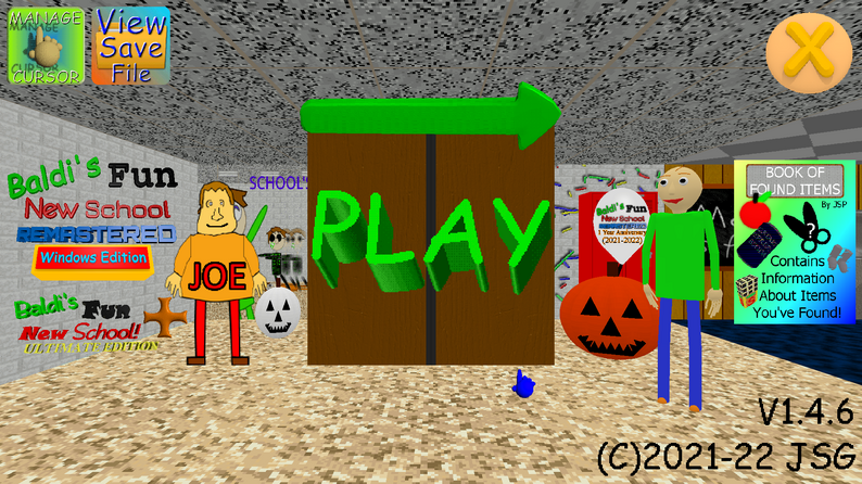 Baldi's Fun New School Remastered 1.4.6 by JohnsterSpaceGames