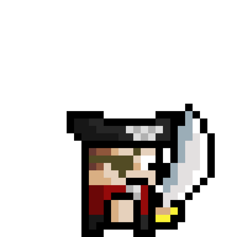 2D Pixel Art Pirate Sprites by Tiki-Ted