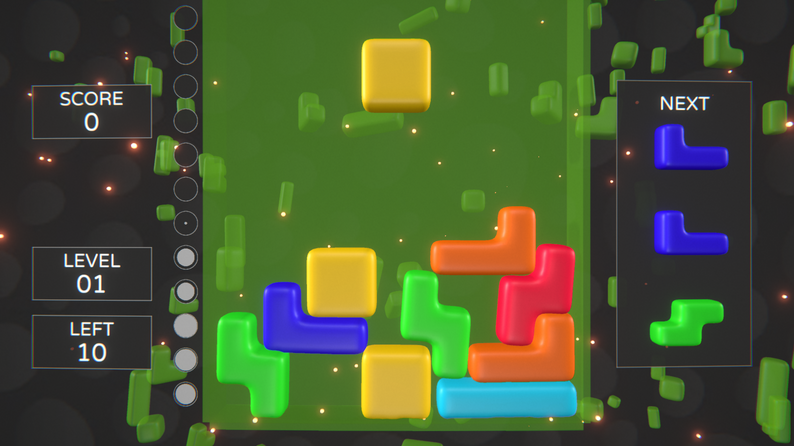 Soft-body Tetris by Newbie Indie Game Dev