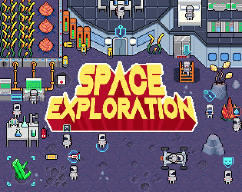 Space exploration - A top down RPG asset pack by Arcade island