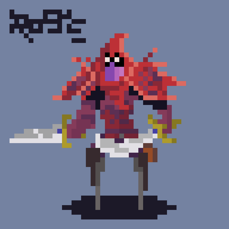 Rogue Pixel Sprite by Warren Clark