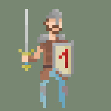 Milita Warrior [36x36] by Sven