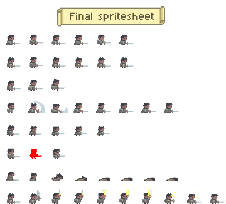 Pixel Art Modular RPG Characters by edermunizz