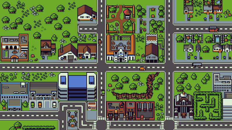 Tiny Tile Town by Aleksandr Makarov