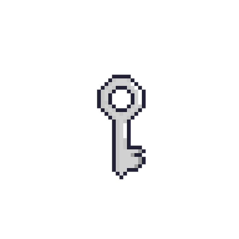 Pixel Art Key by Frontend Pashtet