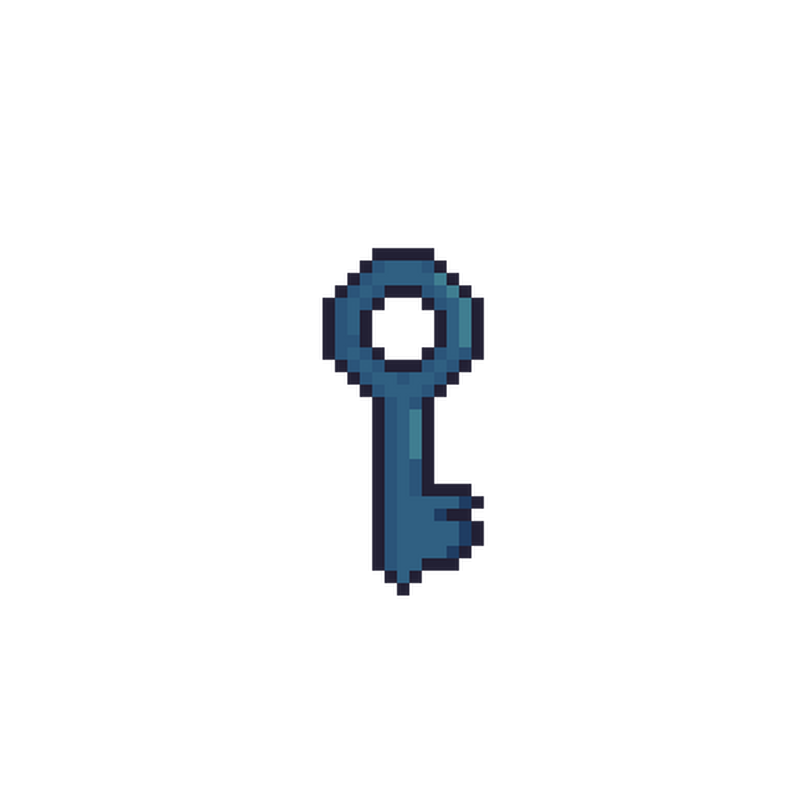 Pixel Art Key by Frontend Pashtet