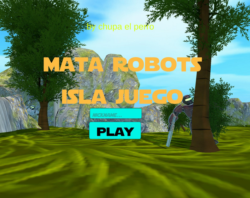 kill robots island game by getoutthetrash