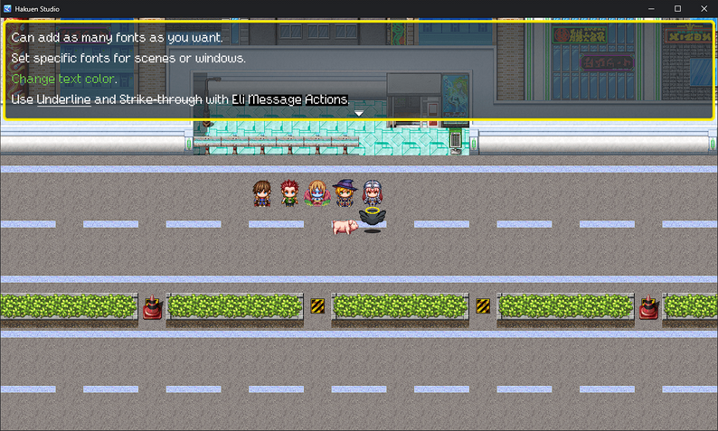 Hakuen Studio Bitmap Font for RPG Maker MZ by Hakuen Studio