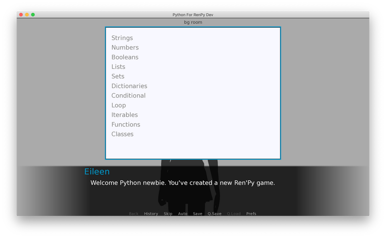 [Course Material] Python Basics for Ren'Py Dev by r3dhummingbird