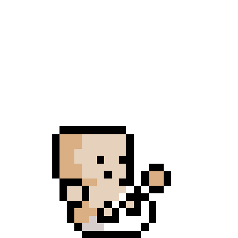 8-direction Pixel-Art Baby Character Pack by Tiki-Ted