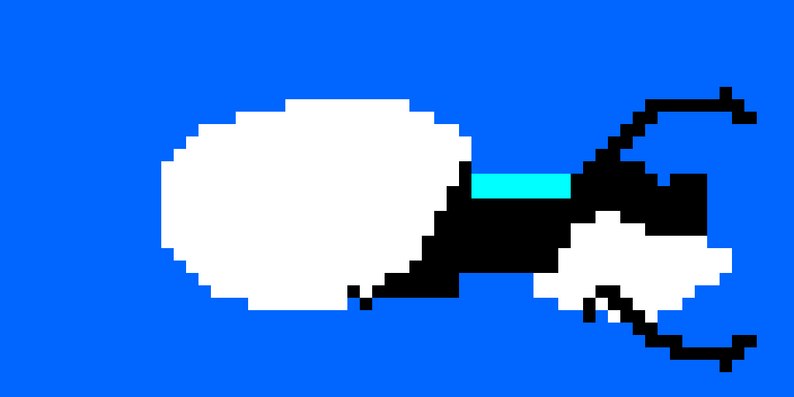 8 bit portal gun by DenverA