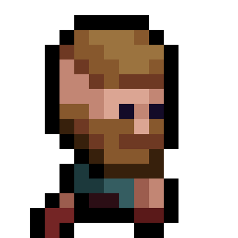 Animated RPG character [16 x 16] by Diogo Vernier