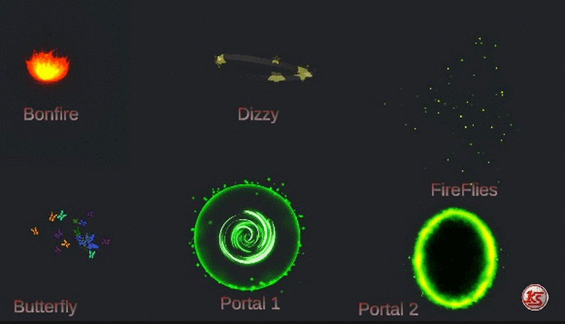 Free Stylized Sprite VFX by Kalponic Studio