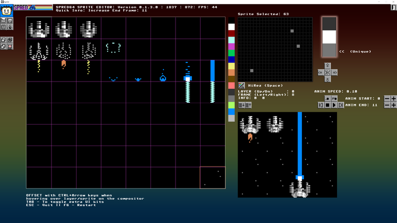 Spred64 - C64 Sprite Editor V1.47 by RRFreelance