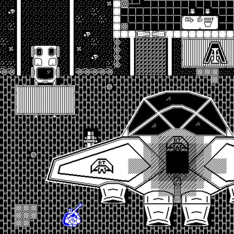 Topdown Retro Space Station Tileset and Characters by exPLAYration