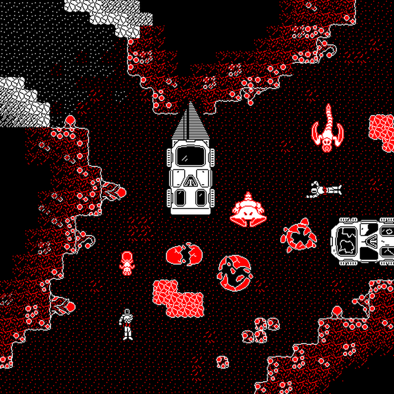 Topdown Retro Space Station Tileset and Characters by exPLAYration Topdown Retro Space Station Tileset and Characters by exPLAYration