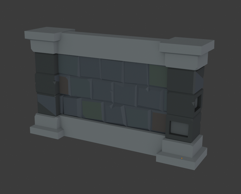 Low-Poly Modular Dungeon by MrScientist