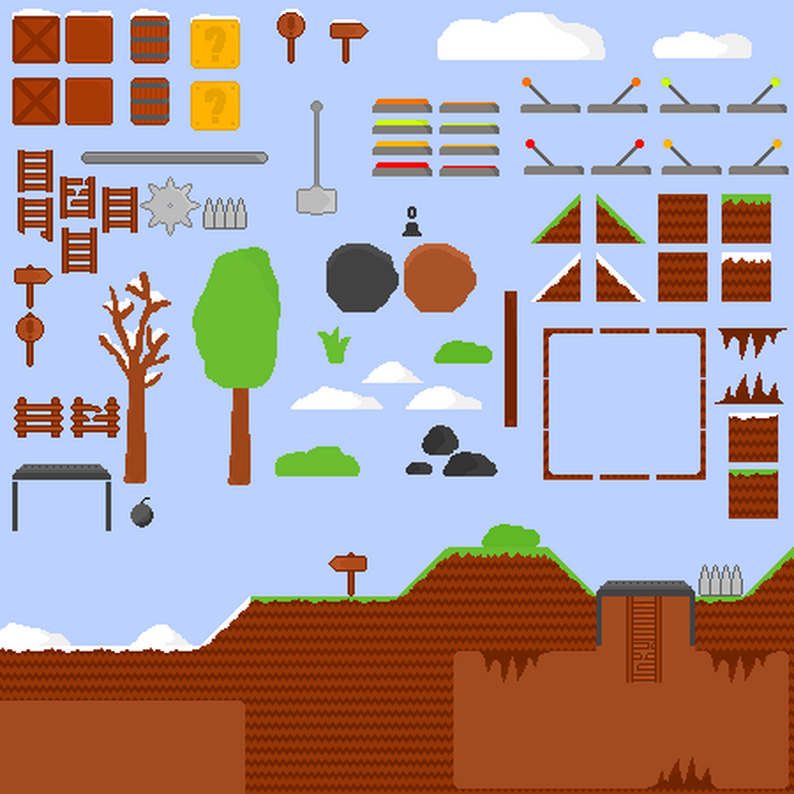 Platformer game pack by Artashes