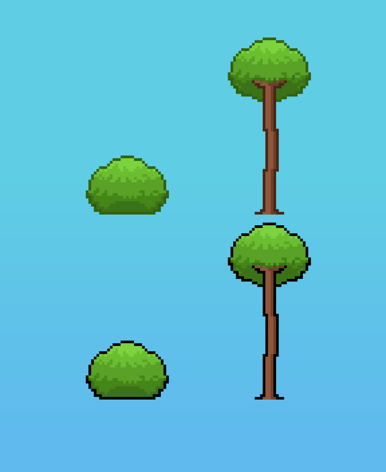 Pixel Tileset Platformer by Disven