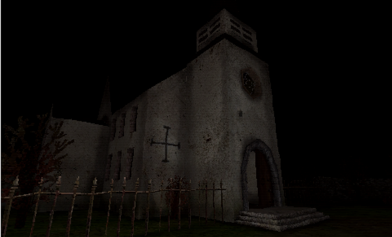 Spooky PS1 Church (work in progress) by nawem