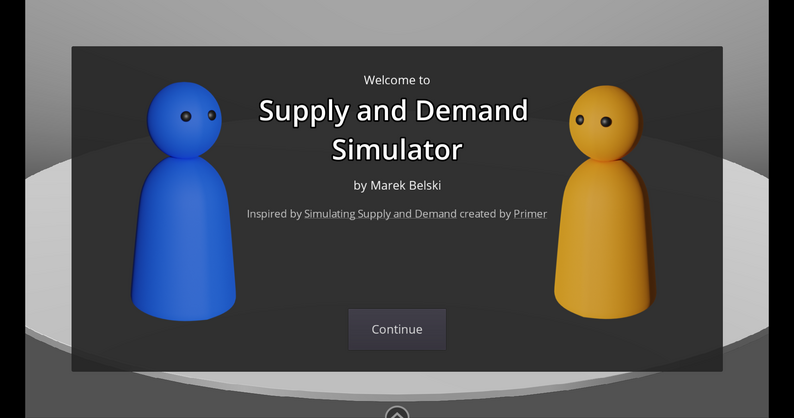 Supply and Demand Simulator by Maaack