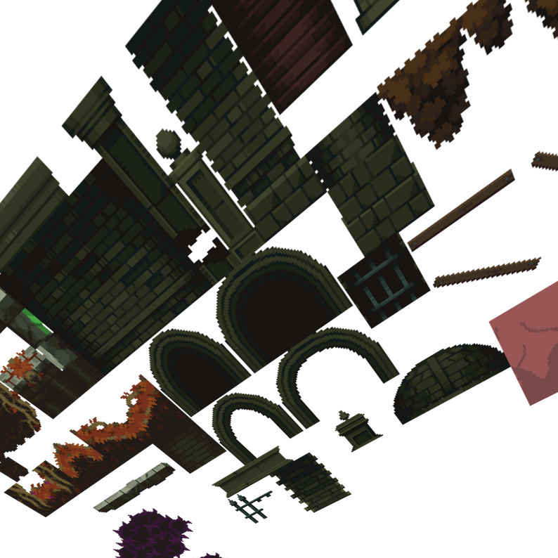 Fantasy Pack - Forgotten Cemetery by Anokolisa