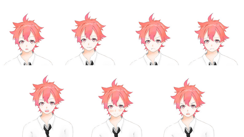 Free Character Sprite for Visual Novels (Taishiro) by Potat0Master