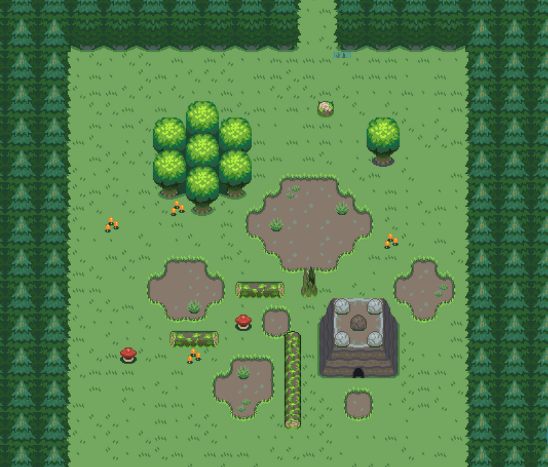 16x16 Forest Tileset by Fawf_art