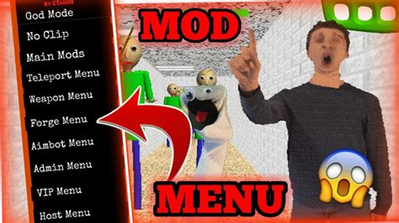 Guide to Baldi's Basics Mod Menu by ROSS'S SUMMER SESSIONS